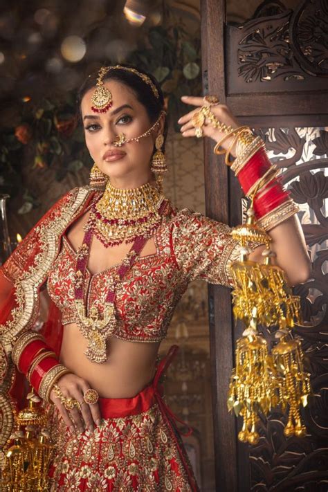 Red Bridal Set Deeya Jewellery