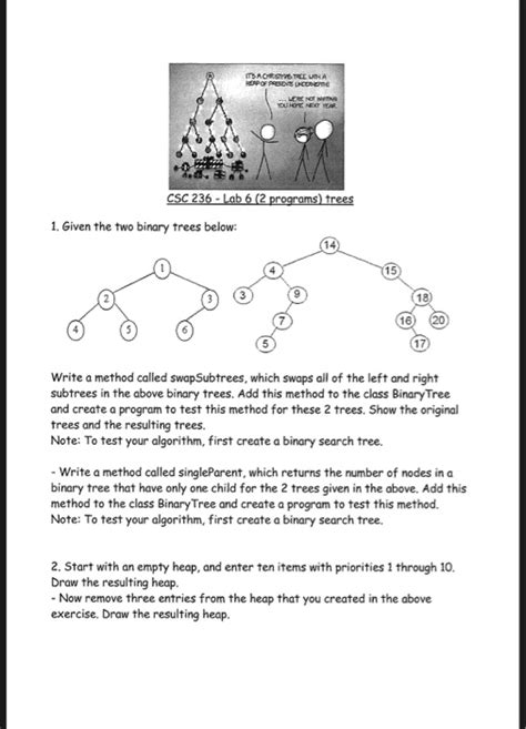 Solved 1 Given The Two Binary Trees Below 14 16 Write A