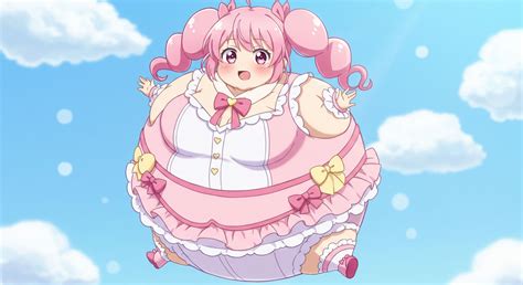 Super Adorable Inflated Anime Girl By Kingdab28 On Deviantart