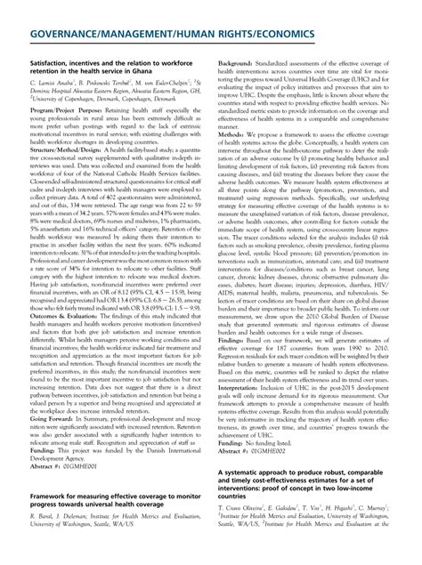 Pdf Framework For Measuring Effective Coverage To Monitor Progress Towards Universal Health