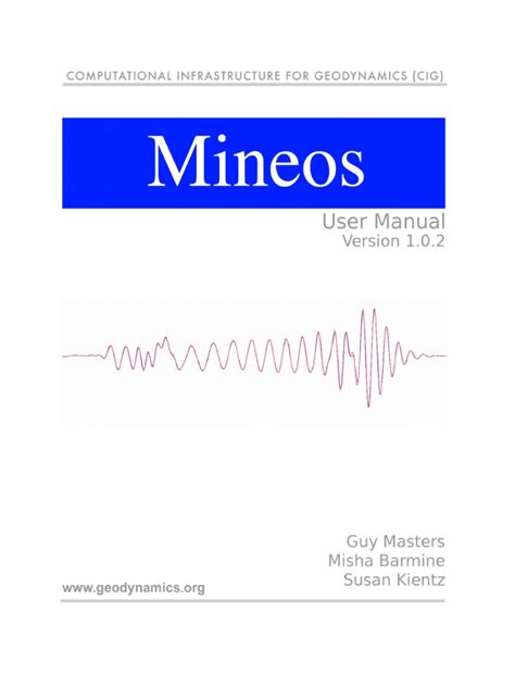 Mineos Manual Pdf Computer File Parameter Computer Programming