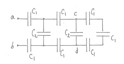 Solved In The Figure Below Each Capacitance C1 Is 6 9μf