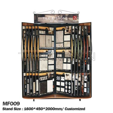 Custom Flip Mosaic Tile Sample Metal Display Rack Mf015