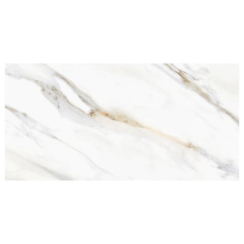 Dedeman Gresie Exterior Interior Portelanata Aura White 60 X 120 Cm