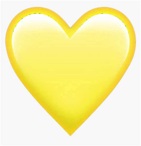 Yellow Heart Png