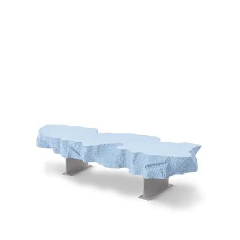 Gufram Broken Bench Blue Edition Limited Edition Table Diffusione Luce