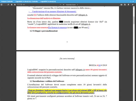 Compare Documents And Versions Logicaldoc Documentation