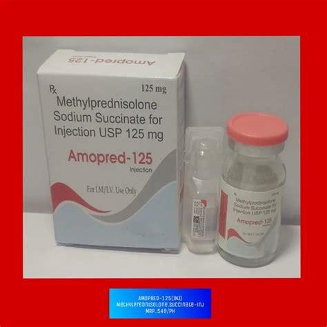 125 Mg Methyprednisolone Sodium Succinate Injection At ₹ 549piece Methylprednisolone