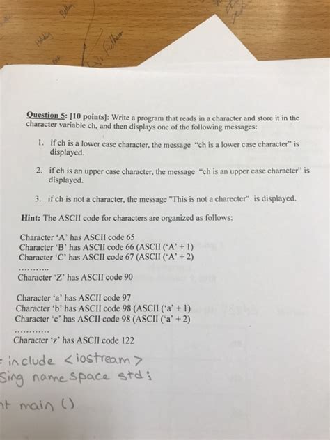 Solved Question 5 110 Points Write A Program That Reads