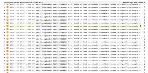 Google Cloud Function Error Could Not Load The Default Credentials Issue Googleapis