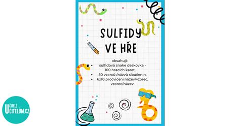 Sulfidy Ve Hře Chemie Učiteléučitelůmcz