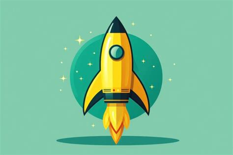 Premium Photo Animation Of A Rocket Falling Around