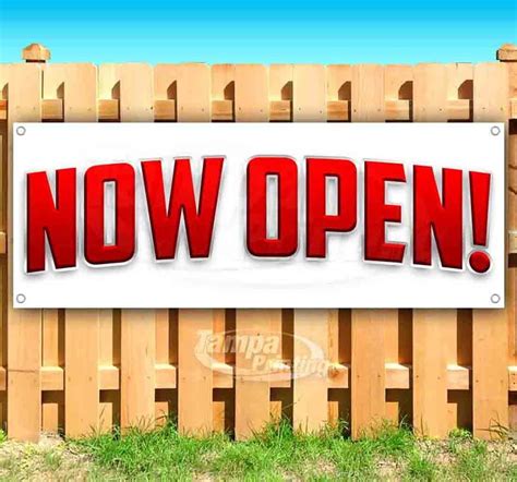 Now Open Clearance Banner Advertising Vinyl Flag Sign Inv Available