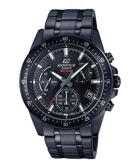Watches88 Casio Edifice Black Series Chronograph 100m Efv 540dc 1av