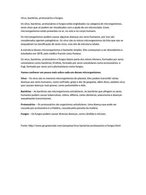 Virus Fungos E Bacterias Pdf
