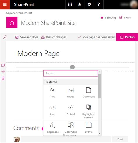 Org Chart On Modern Pages For Sharepoint Online In Office 365