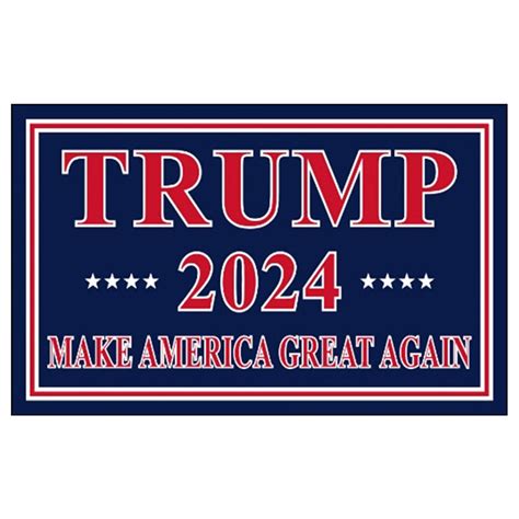 Trump 2024 3x5 Presidential Campaign Flag