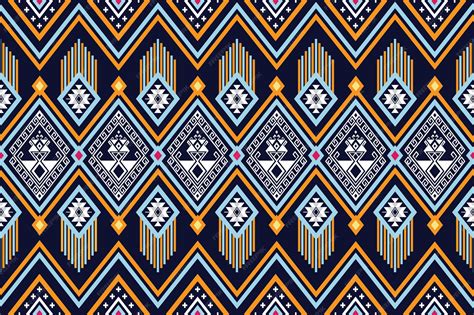 Premium Vector Seamless Traditional Indian Textile Floral Border