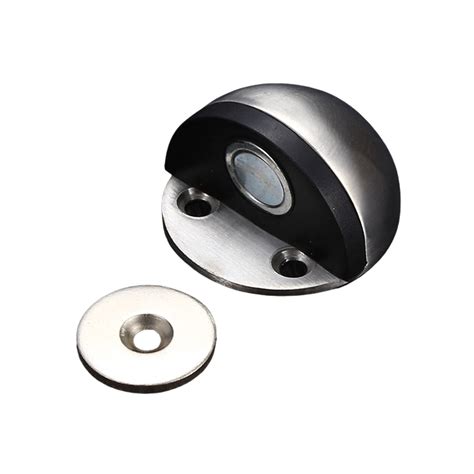 Half Moon Magnetic Door Stopper Stainless Steel Floor Door Stopper With