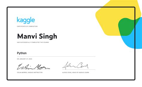 i recently completed a comprehensive 5 hour python course on kaggle