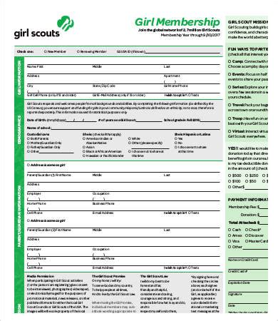 14 Printable Registration Form Templates Pdf Doc