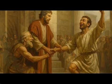 🕊️ El Milagro Del Cojo Sanado En La Puerta Del Templo 🕊️ Youtube