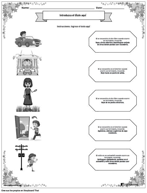 Hoja De Trabajo Sobre Desastres Naturales Reconstruir Sin Ladrillos