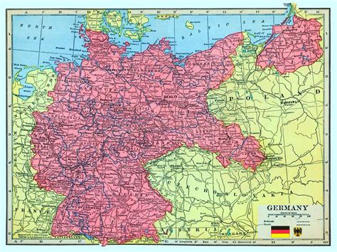 Detailed Map Of The Weimar Republic 1918 1933