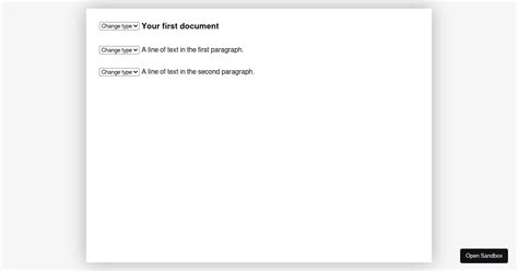 prosemirror dropcursor examples codesandbox
