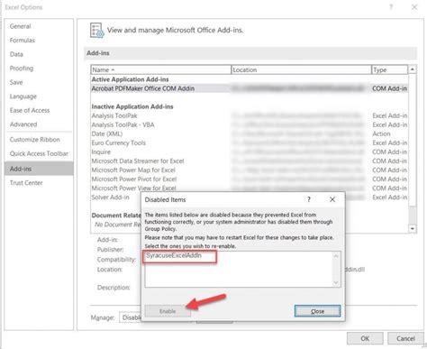 Sage X3 Tips How To Install And Manage Sage X3 Add Ins In Ms Office