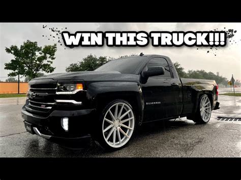 Dropped Single Cab Chevy Silverado