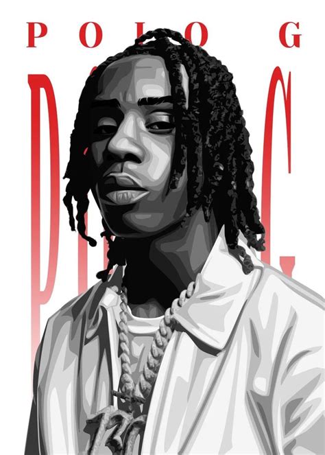 Polo G Poster By Sundanese Artwork Displate