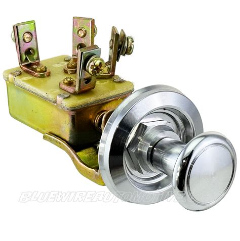 Classic Silver Window Wiper Switch Pull Push 2speed Wiper Park