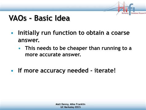 Ppt Adaptive Execution Of Variable Accuracy Functions Uc Berkeley