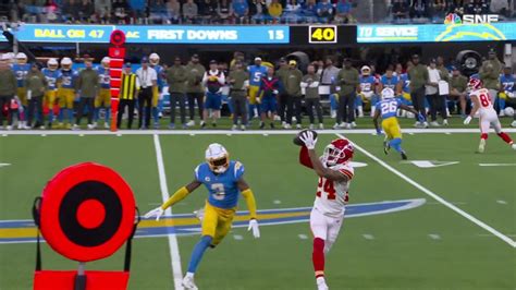 Kansas City Chiefs Rookie Wide Receiver Skyy Moores Shifty Route Against Los Angeles Chargers