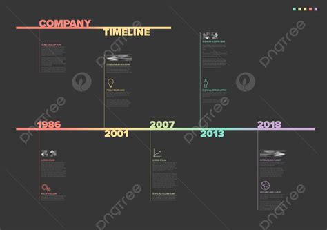 Timeline Poster Template