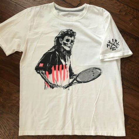 Vintage Rare Nike Andre Agassi Skeleton Shirt Med 3824143686