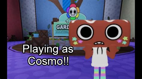 Playing As Cosmoroblox Dandys World Youtube