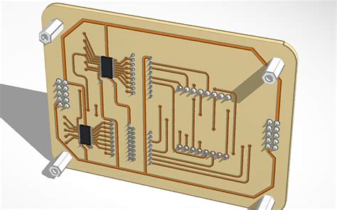 3d Design Led Matrix Board Tinkercad