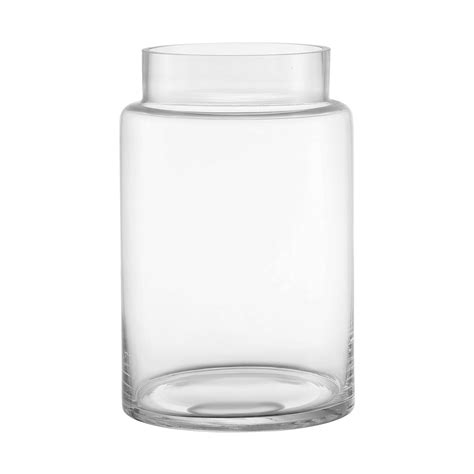 Felhcc Large Glass Vase 9 Inch Flower Vase Clear Vase Glass Flower