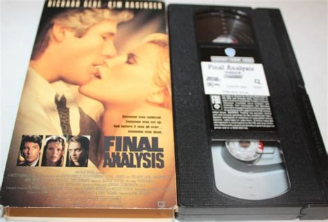 Final Analysis Vhs 1992 Richard Gere Kim Basinger Brand New Sealed