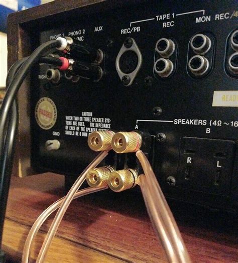 2 Pioneer Speaker Banana Jack Plug Connectors Sx 626 727 820 828 990