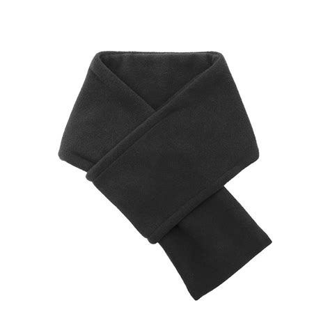 Bufanda Cálida De Forro Polar Para Hombre Black Leroy Merlin