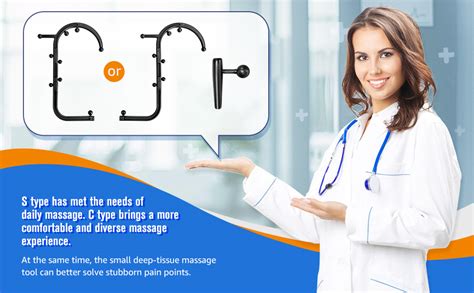 Hlthsky Trigger Point Massage Tooltwo Shapes Handheld Back