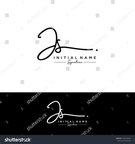J S Js Initial Letter Handwriting Stock Vector Royalty Free 1766738456 Shutterstock J S Js Initial Letter Handwriting Stock Vector Royalty Free 1766738456 Shutterstock