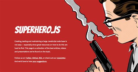 superhero js one page website award
