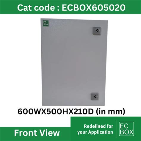 Mild Steel Single Door Ecbox605020 Control Panel Box For Electronicselectrical At ₹ 5158piece