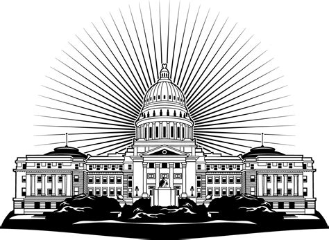 Idaho State Capitol Building Design Vector Art 35566386 Vector Art At Vecteezy