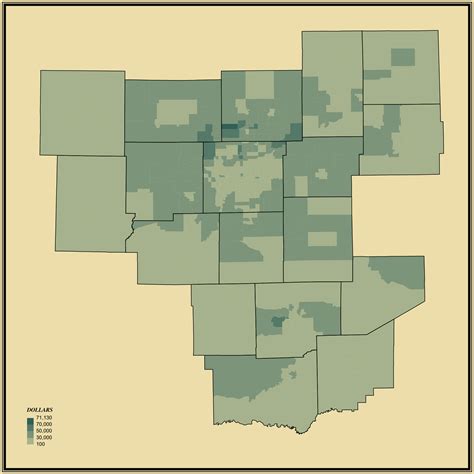 Median Individual Income Statistical Atlas Of The United States