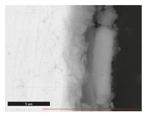 Line Scan Analysis Of The Cross Section Of The B 123 Ysz Sample A